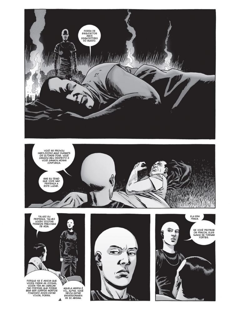 Como Alpha morreu nos quadrinhos de The Walking Dead?