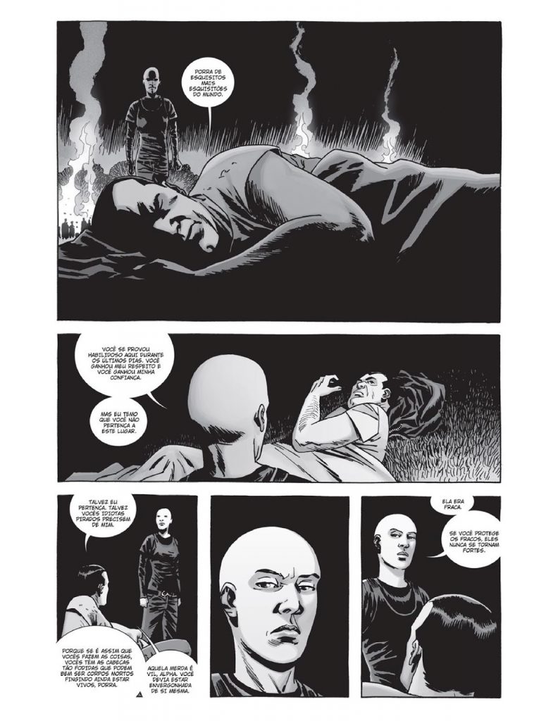 Como Alpha morreu nos quadrinhos de The Walking Dead?