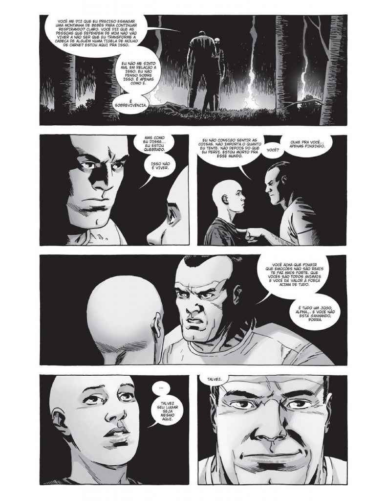 Como Alpha morreu nos quadrinhos de The Walking Dead?