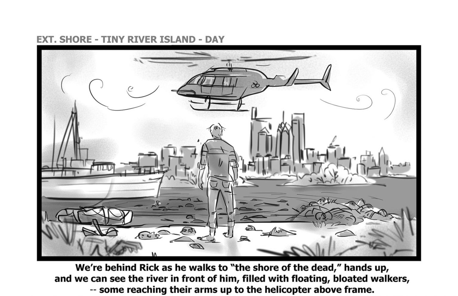 The Walking Dead 11ª Temporada: Storyboards do Episódio 24